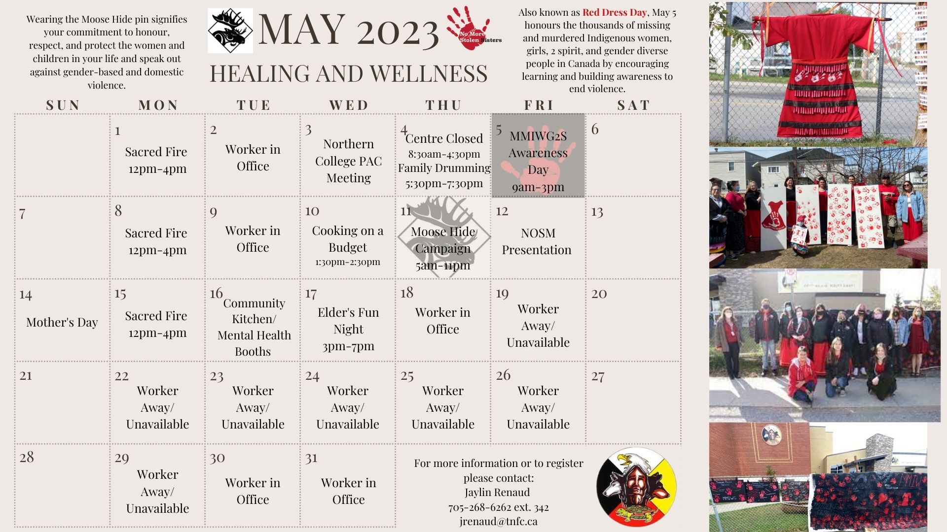 Program Calendars – Timmins Native Friendship Centre