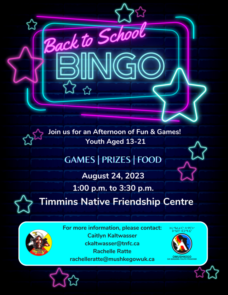 Events – Timmins Native Friendship Centre